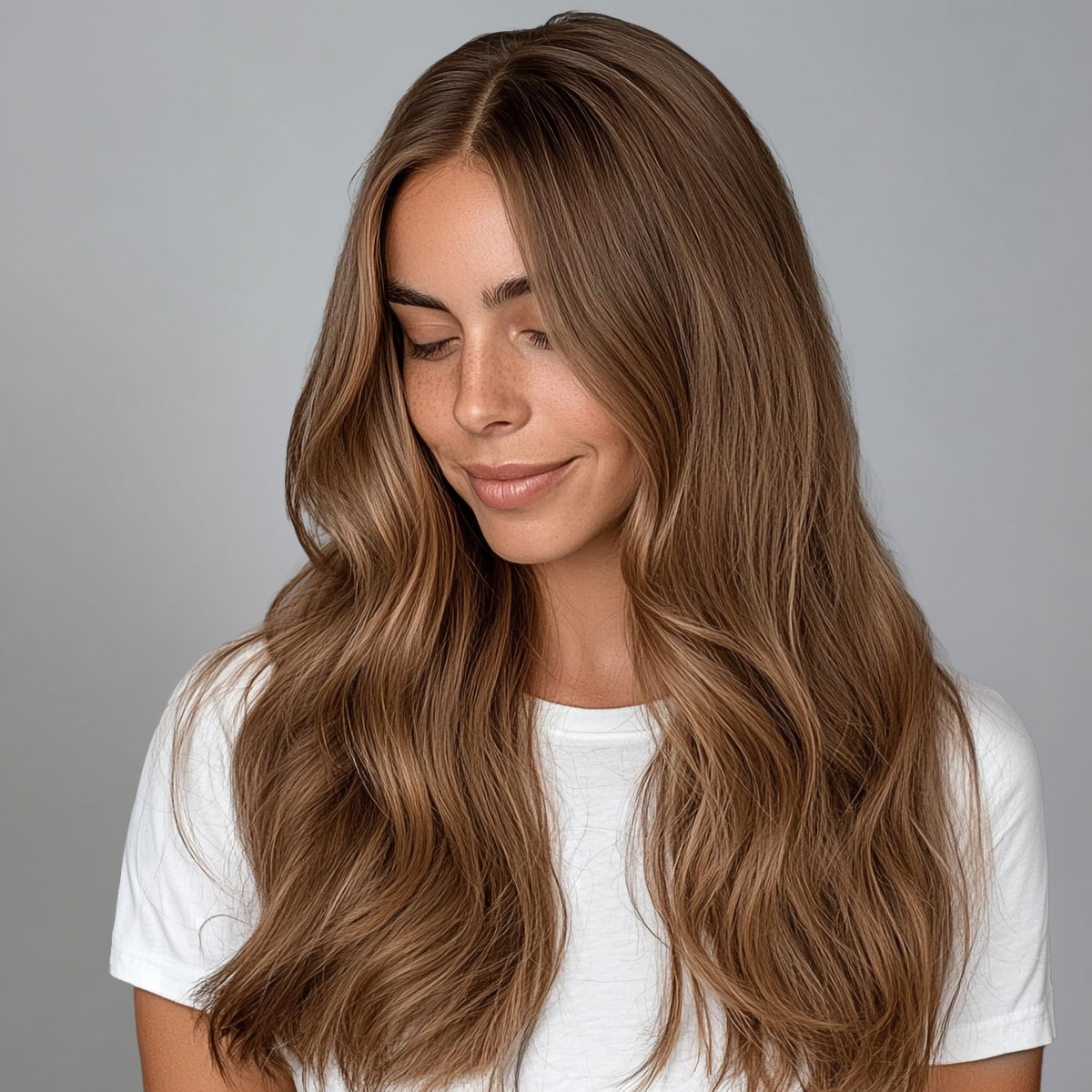 Silk Seam Clip-In, Almond Brown| Bellami Hair – BELLAMI Hair