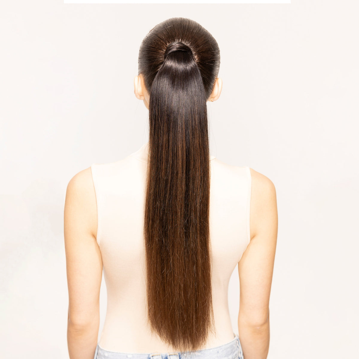 "The Ponytail" 2.0 by Bellami x Andrew Fitzsimons, Off Black/Chocolate ...
