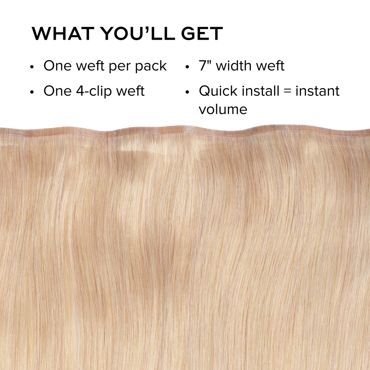 Silk Seam Volumizing Weft, Dirty Blonde| Bellami Hair – BELLAMI Hair