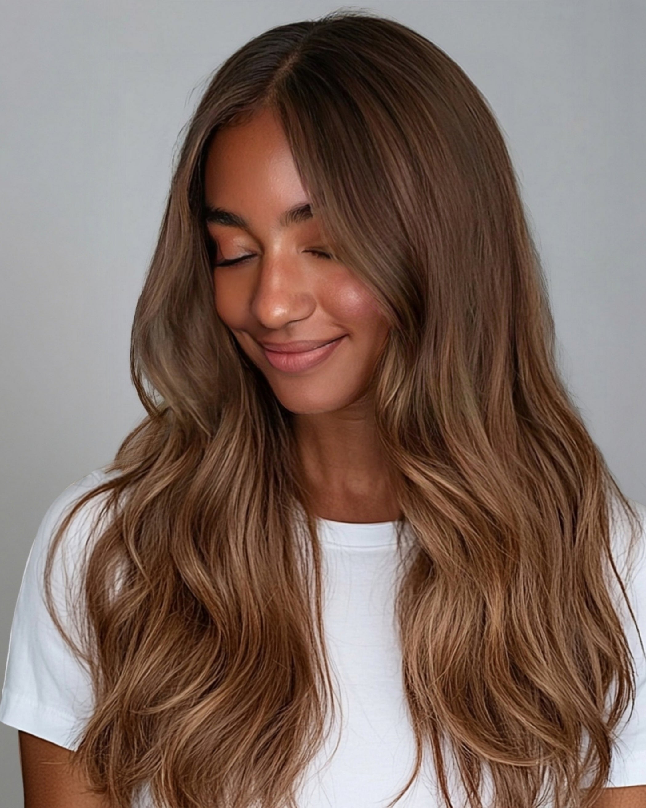 Silk Seam Clip-In, Almond Brown| Bellami Hair – BELLAMI Hair