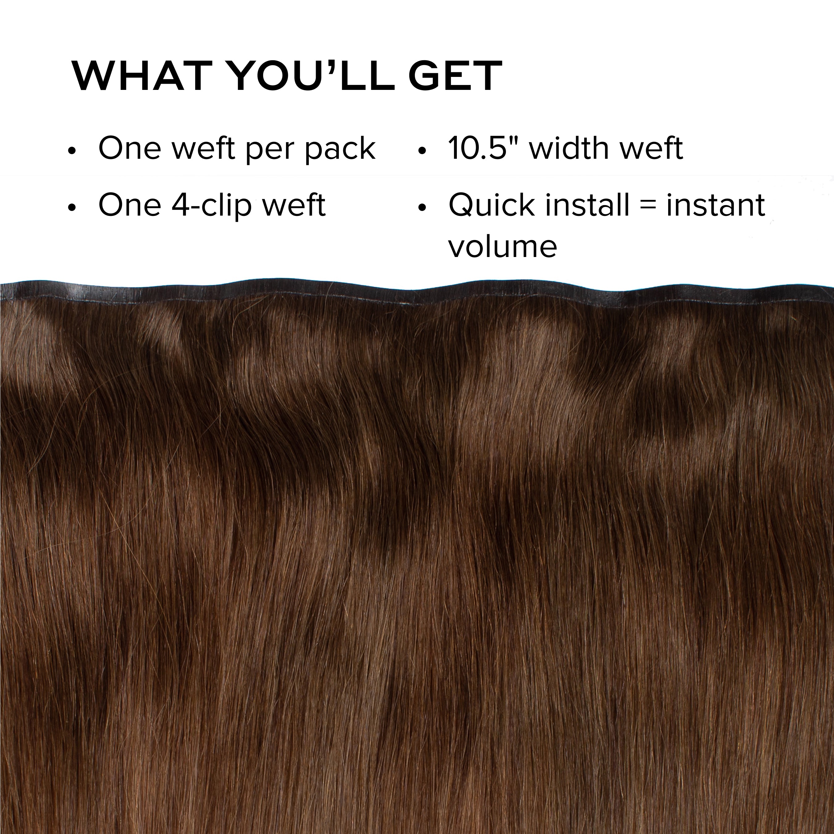 Silk Seam Volumizing Weft, Warm Brown/Honey Blonde| Bella... – BELLAMI Hair