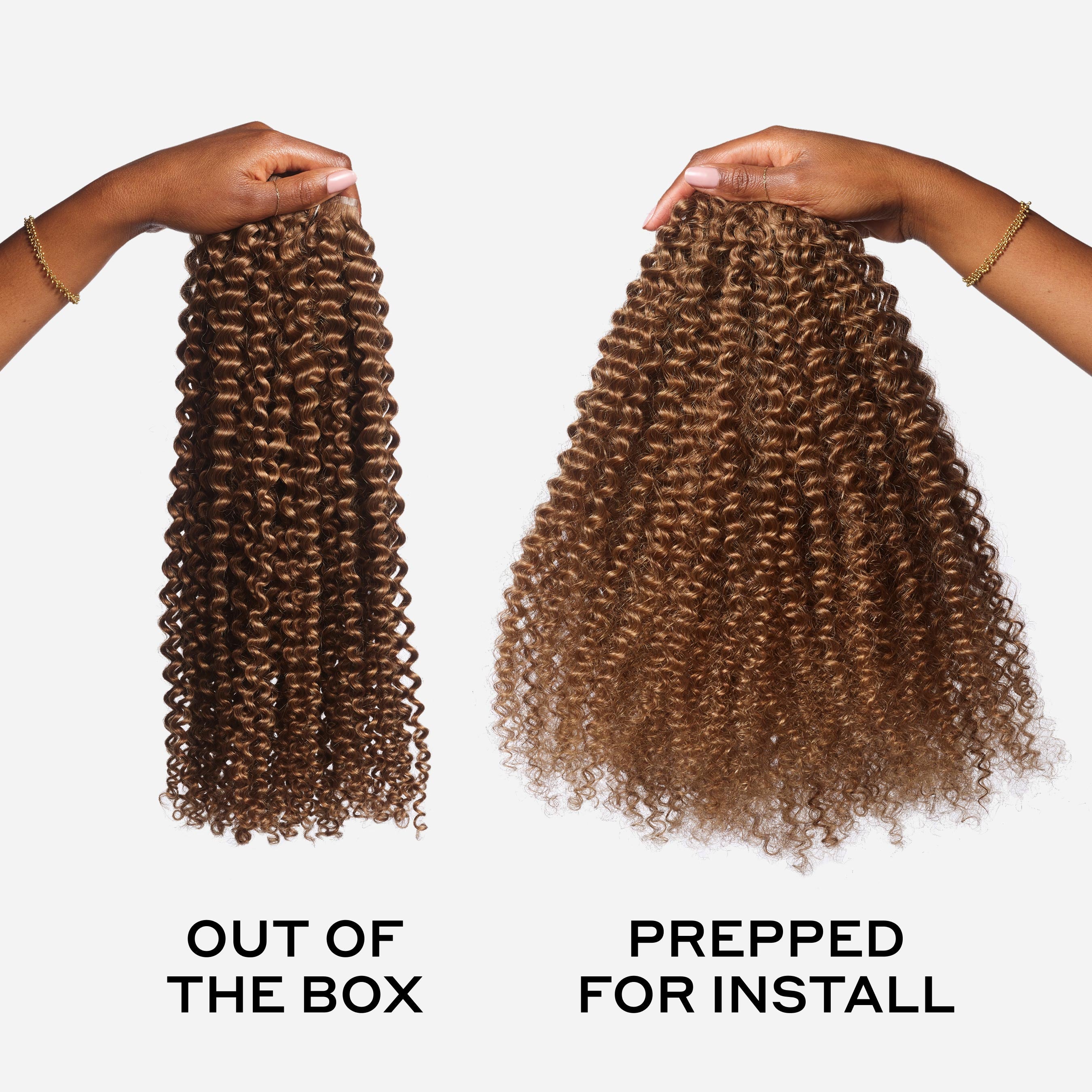 Silk Seam™ Textured Clip-In, Chestnut Brown 3C – BELLAMI Hair