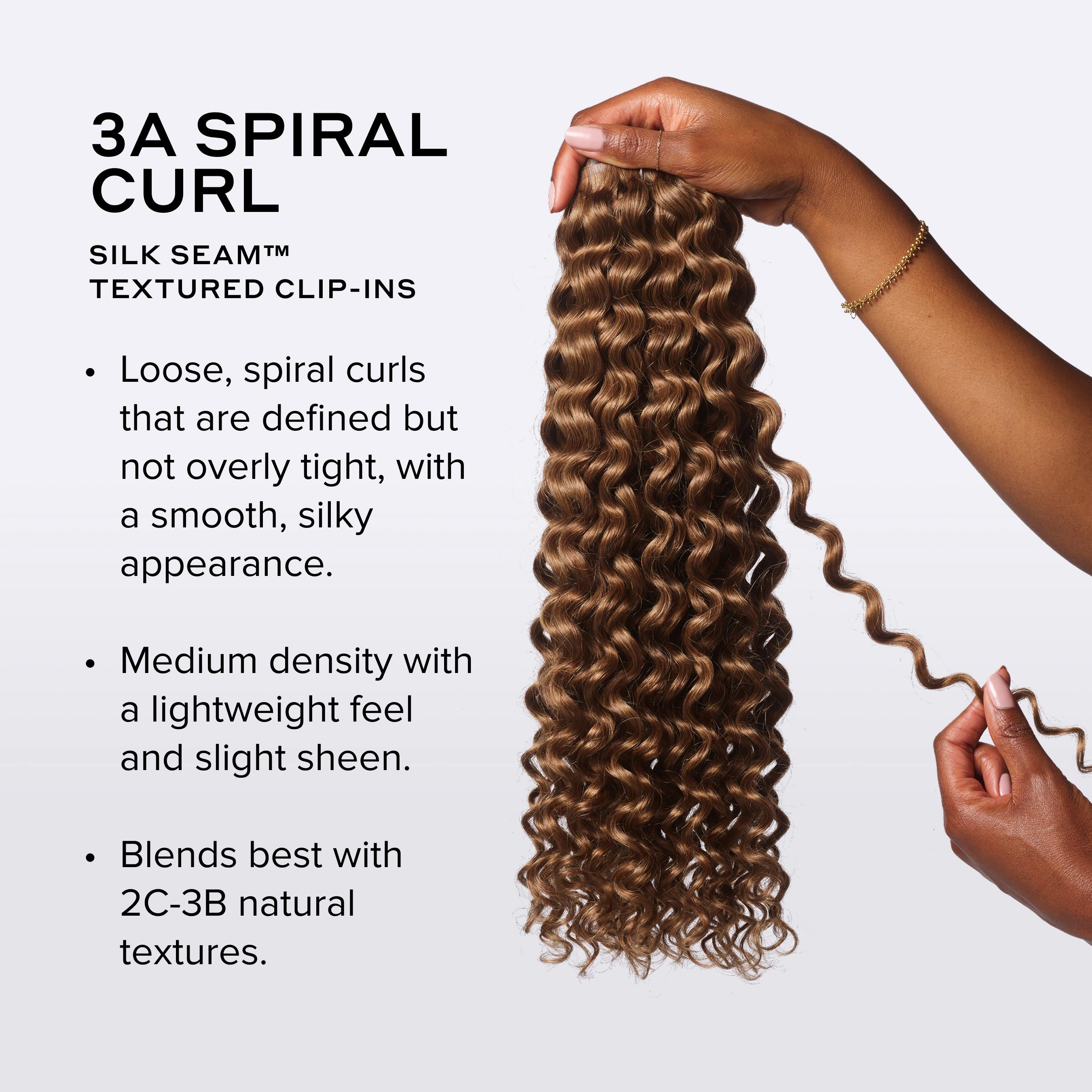 Silk Seam™ Textured Clip-In, Off Black 3A – BELLAMI Hair