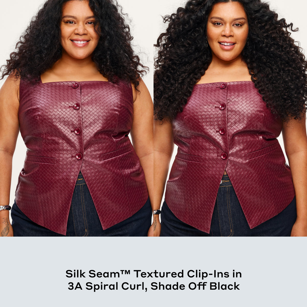 Silk Seam™ Textured Clip-In, Dark Brown #2 Natural 3A – BELLAMI Hair