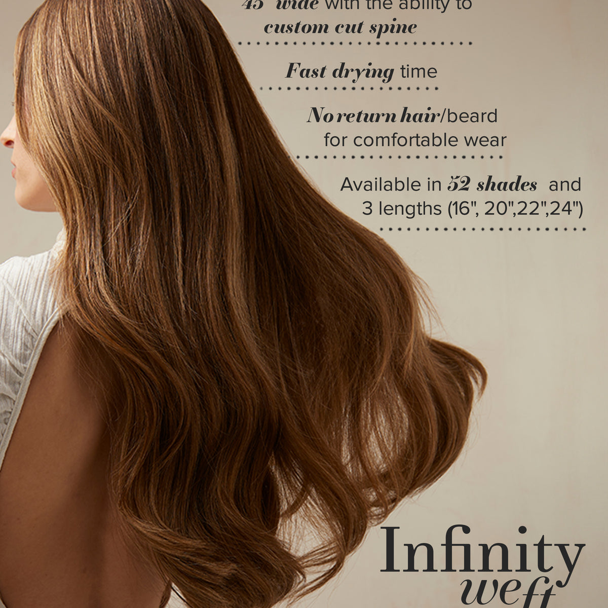 Infinity Weft, Pure Platinum #88 Natural – BELLAMI Hair