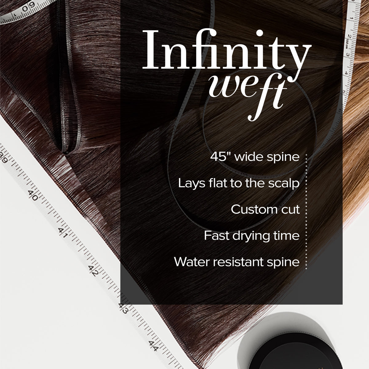 Infinity Weft, Dark Brown #2 Natural – BELLAMI Hair