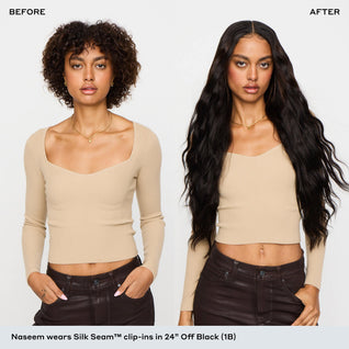 Silk Seam Hair Extensions – BELLAMI Hair